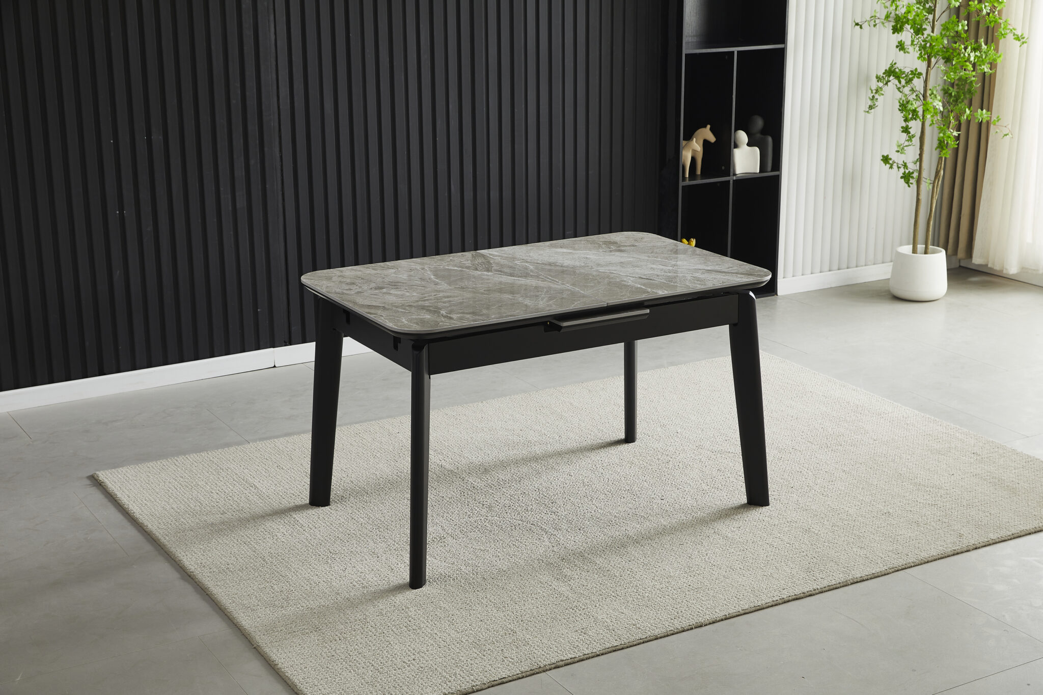 Arizona Extending Grey Ceramic Table - ASR Interiors